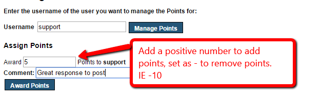 How are Points Awarded?