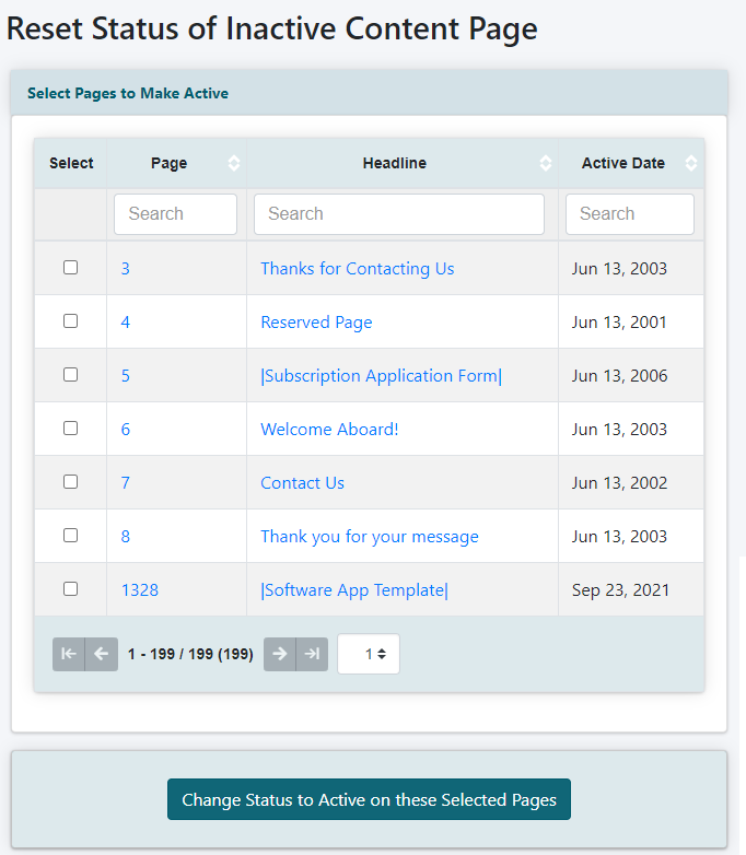 How to Quickly Activate Pages that are Inactive | MemberGate Membership ...