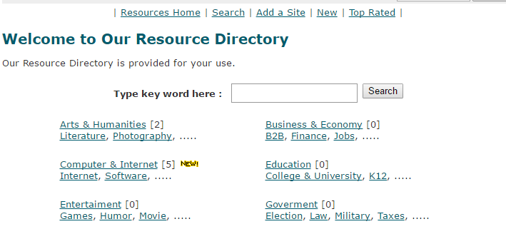 How to Set Up the Resource Directory