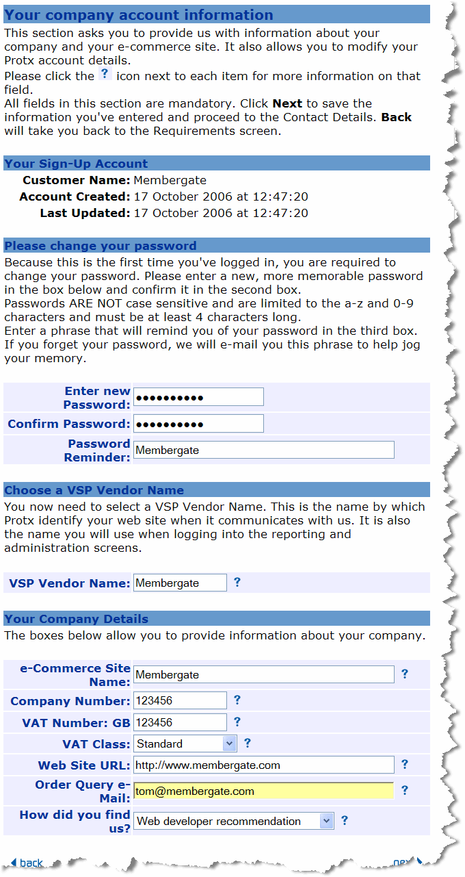 Protx Step-by-step - part1 | MemberGate Membership Site Software