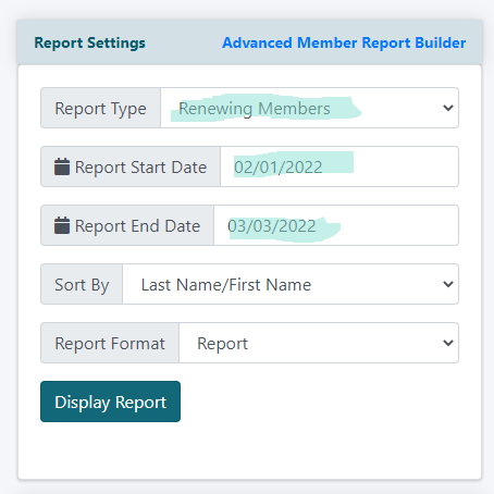 Where can I find the list of members whose plans will be expiring soon ...