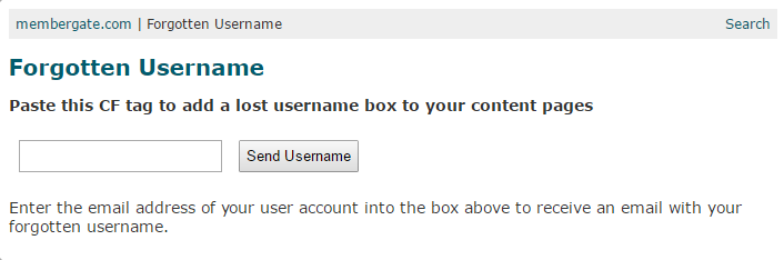 How to Add a Lost Password or Lost Username Box