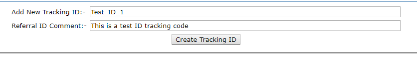 Referrer Ad Tracking Codes