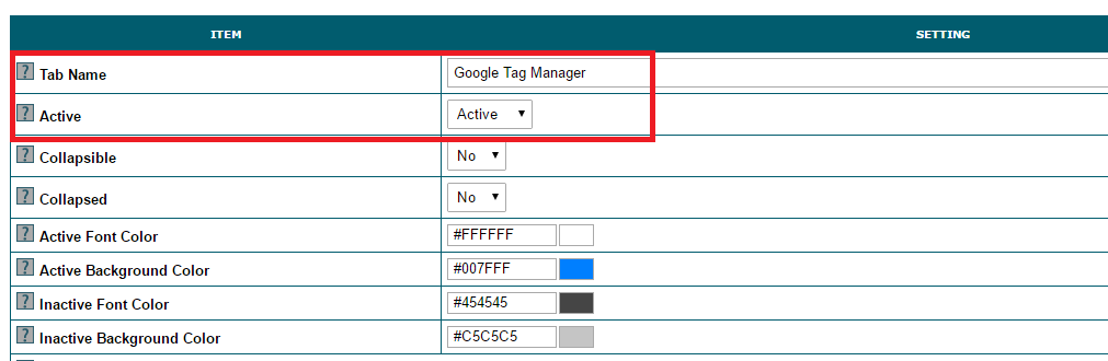 How to Add a Tab Menu with the Tab Generator