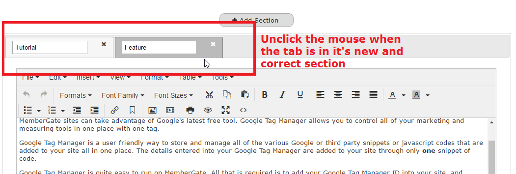 How to Add a Tab Menu with the Tab Generator